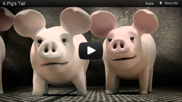 A Pig's Tail is an animation short about a pig’s perspective of factory ...